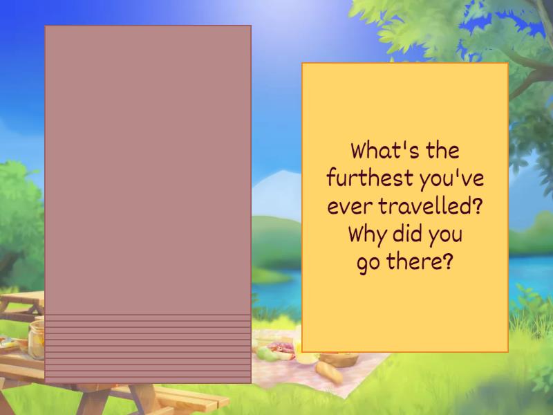 Airplane speaking task - Speaking cards