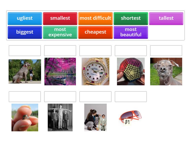 Superlatives - Match up