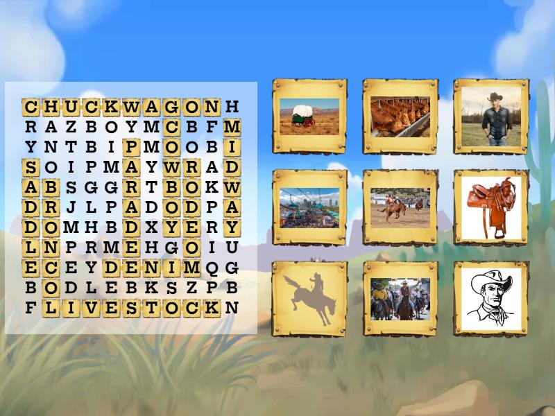 Stampede - Wordsearch