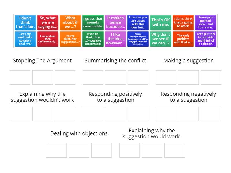Resolving Conflict - Group sort