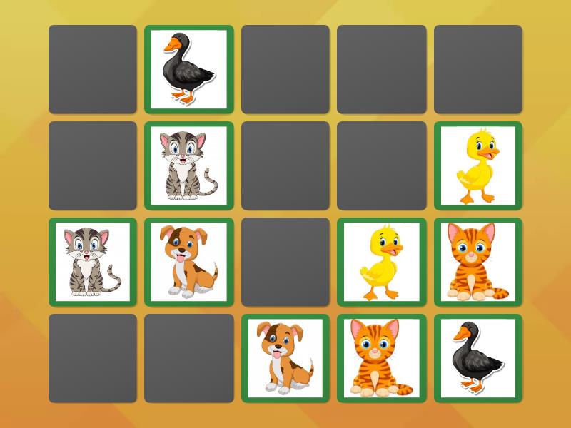 Encontre os pares. - Matching pairs