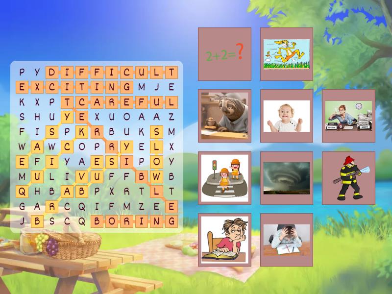 Kid's Box 4 Unit 1 (Adjectives) - Wordsearch