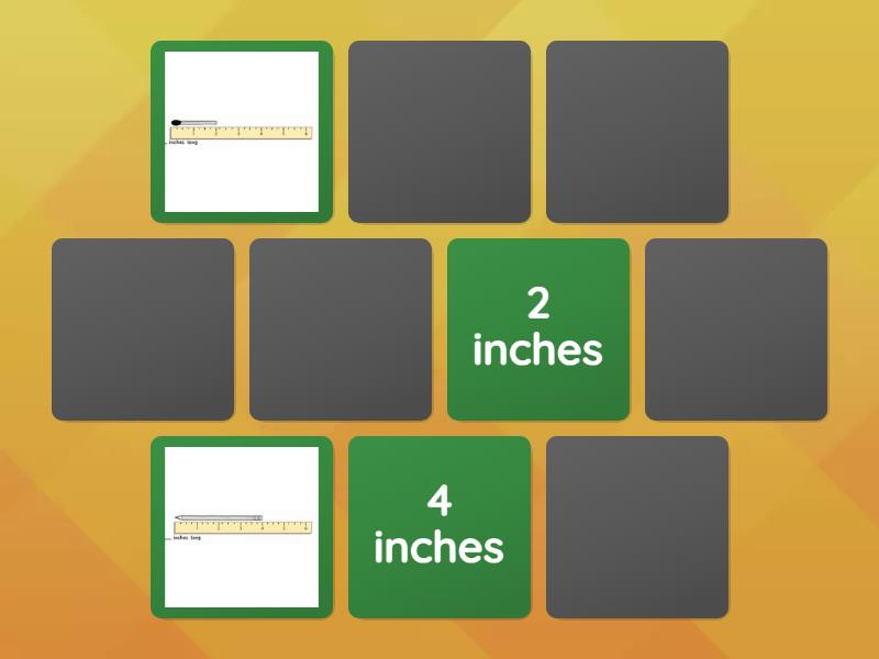 Measuring to the inch - Matching pairs