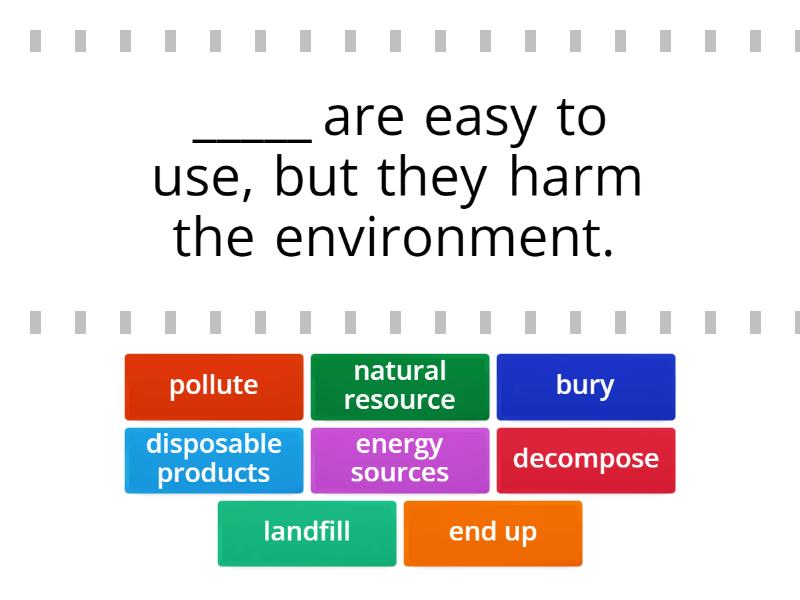 WTE4.6 EP1.2 Vocabulary Environment - Cada oveja con su pareja