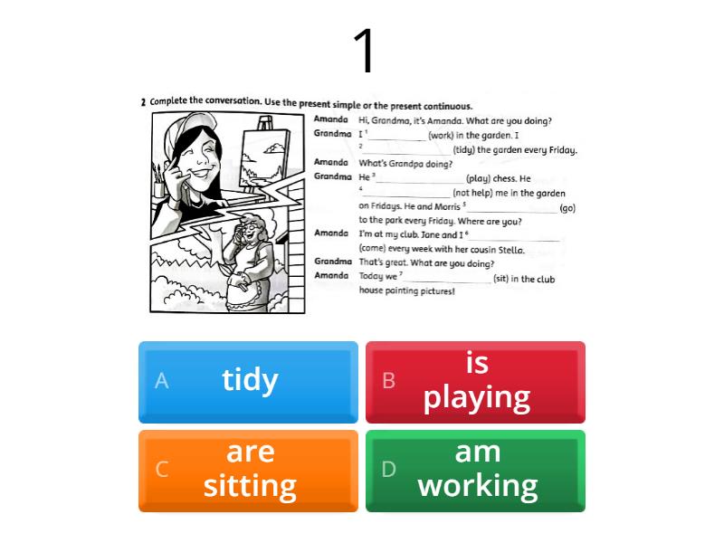 Present Simple or Present Continuous - Quiz