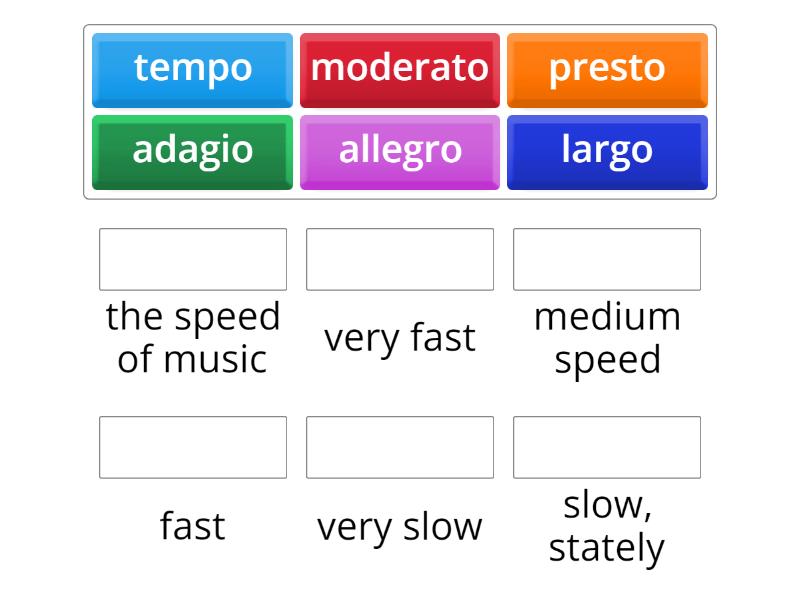 Tempo Quiz - Match up