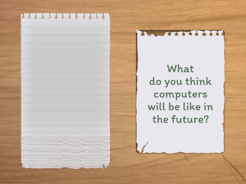 Speaking about future - Speaking cards