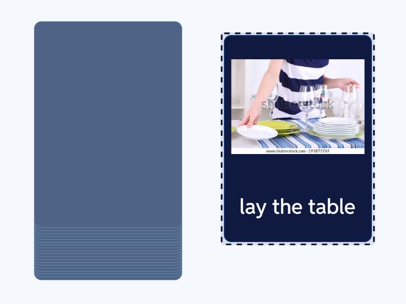 Housework - Speaking cards