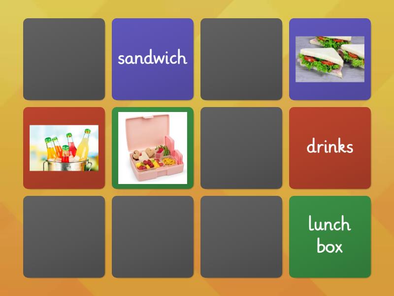 Lunchtime! - Matching pairs