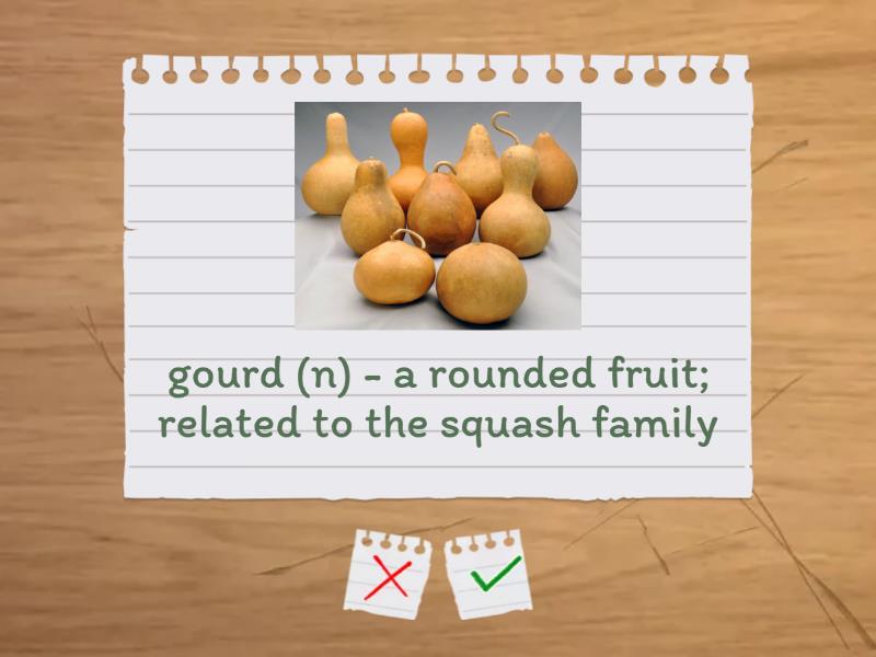 Vocabulary Flashcards: Week 2 - Grandma and the Great Gourd (G3E2 ...