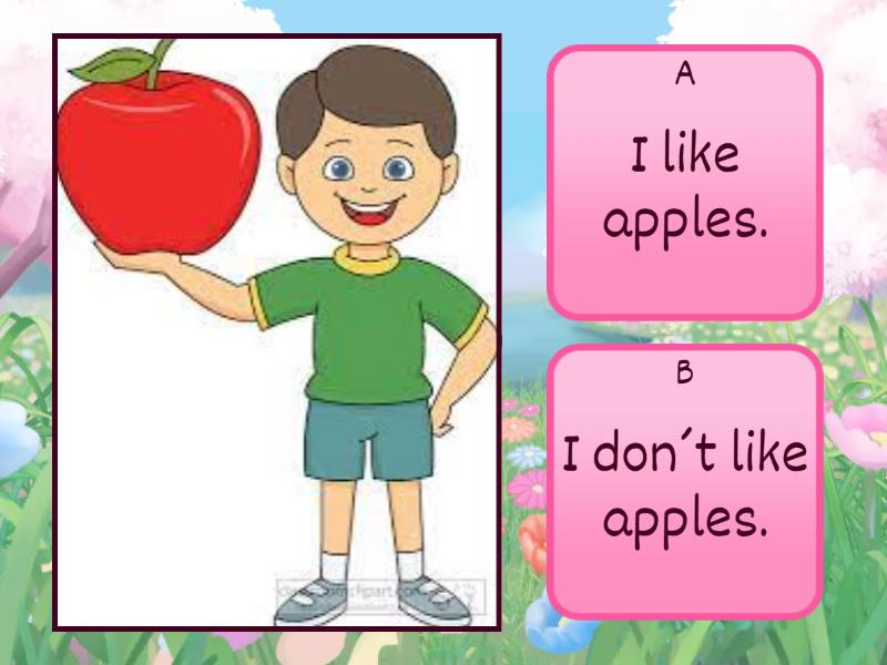 Likes dislikes - Reading comprehension - Quiz