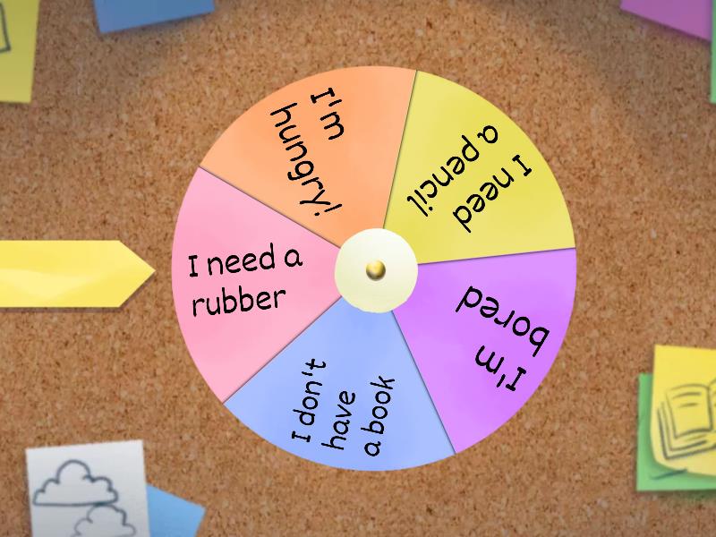 Can I borrow your?.. - Spin the wheel