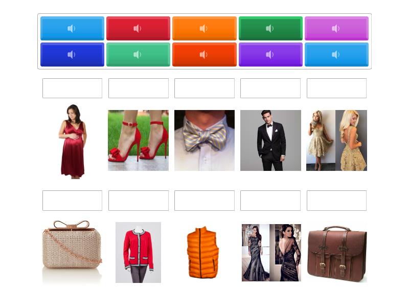 Clothing - match - part 1 - Match up