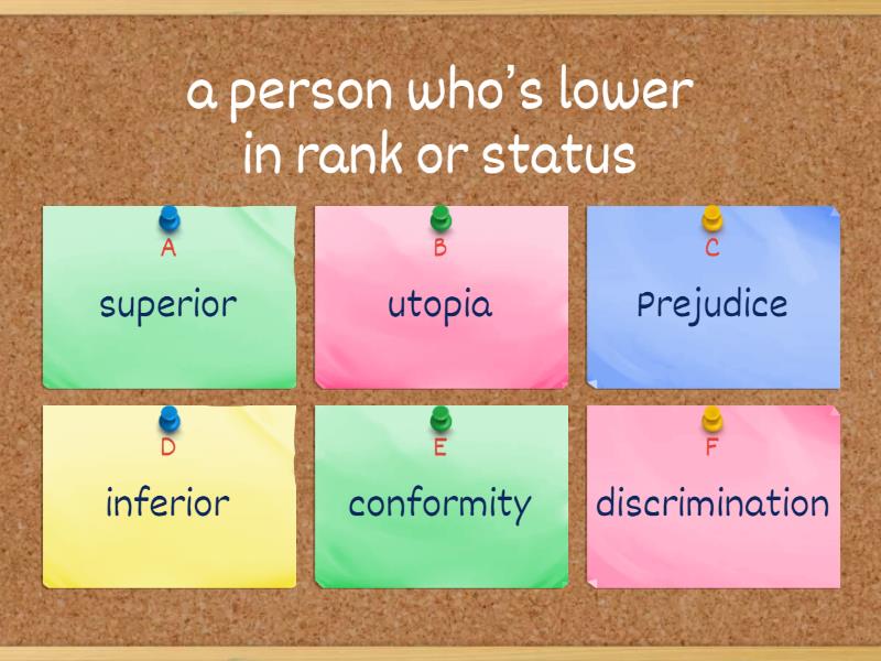 Utopia Vocabulary Words Quiz