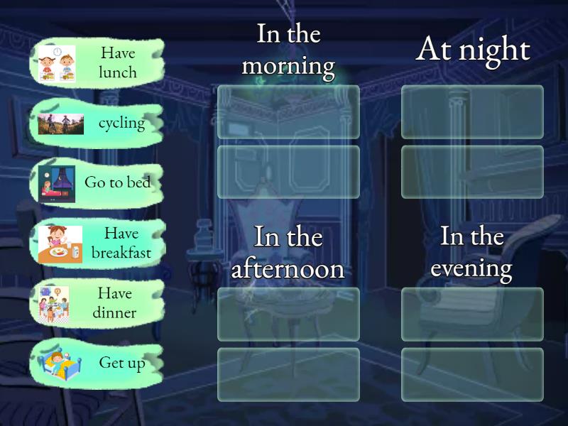 Routine (Day and Night) - Group sort