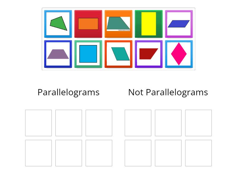 Classifying Quadrilaterals - Group sort