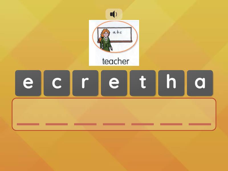 Flyhigh 1. Unit 1. In the classroom. - Anagram