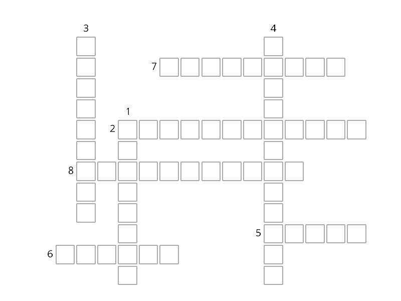 Crucigrama adverbios del tiempo - Crossword