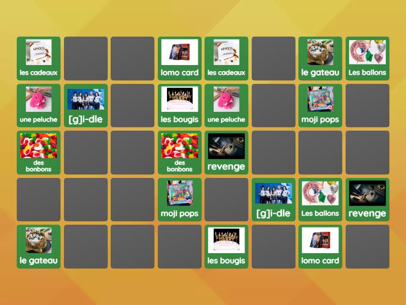 L'anniversaire de Sofia - Matching pairs