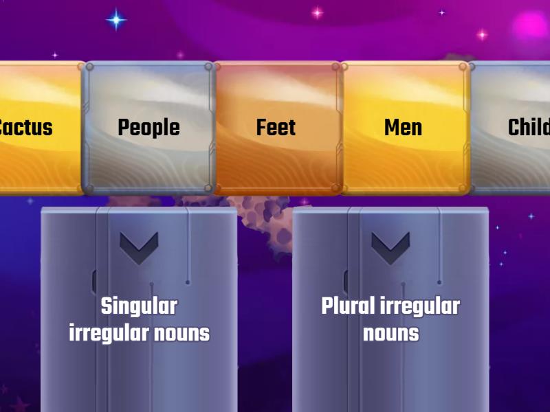 04-Irregular plural nouns - Speed sorting