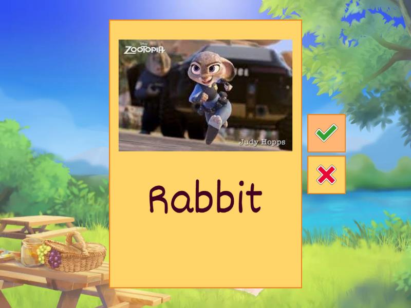 Zootopia animals - Flashcards