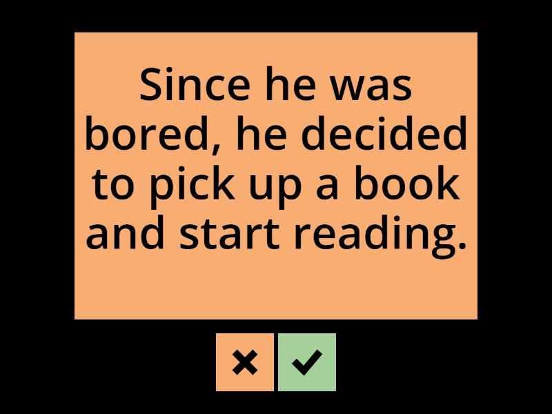 Past and Perfect Participle clauses: rephrase the sentences - Flash cards