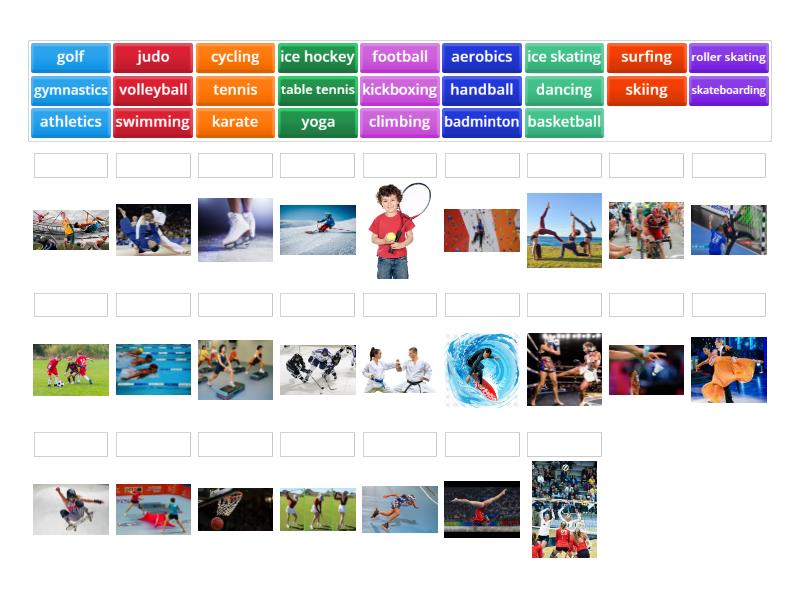 Vocabulary_Sports - Match up