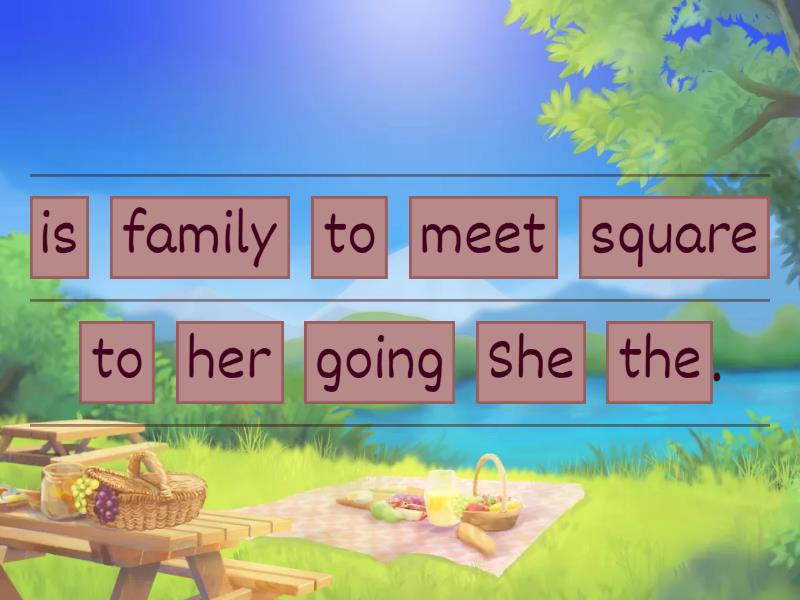 SM3 Make up sentences - Unjumble