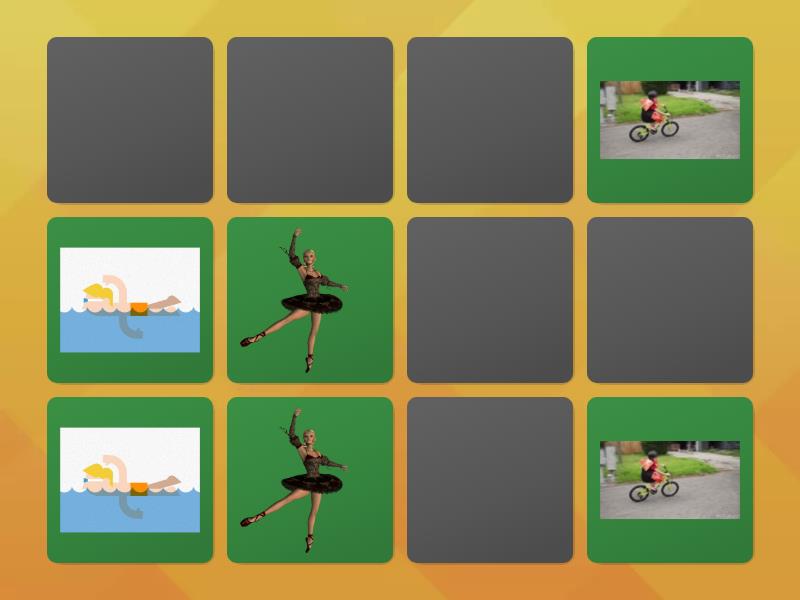 activities - Matching pairs