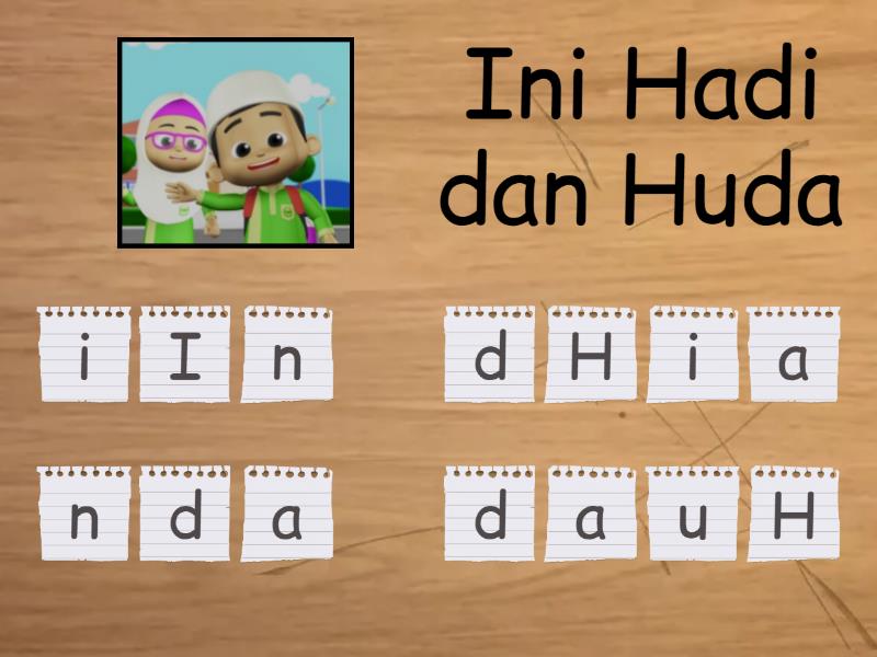 Ini Hadi dan Huda - Anagram