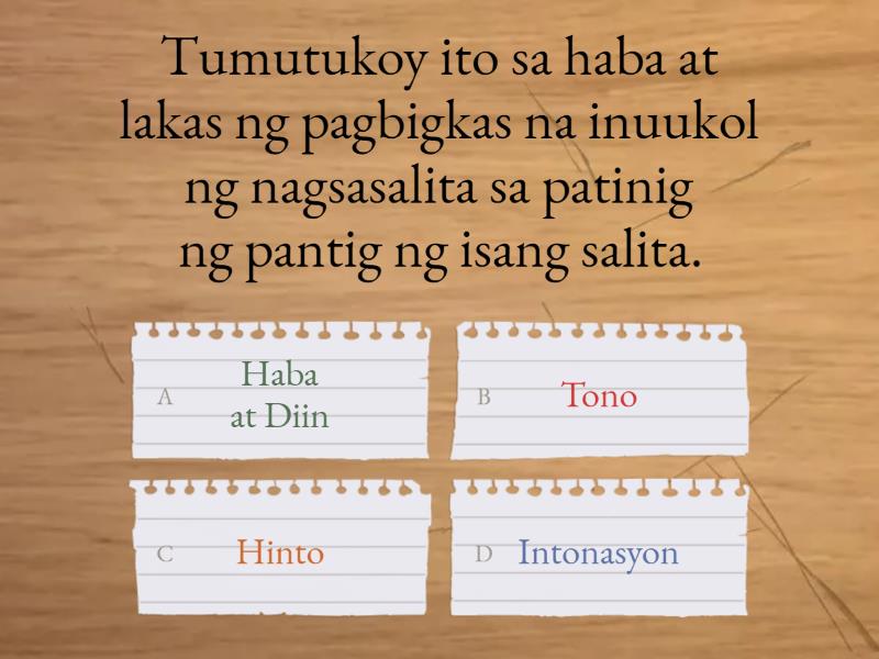 SAGUTIN! - Quiz