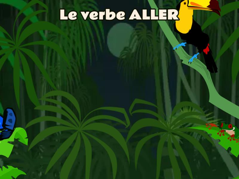 Le verbe ALLER - Flying fruit