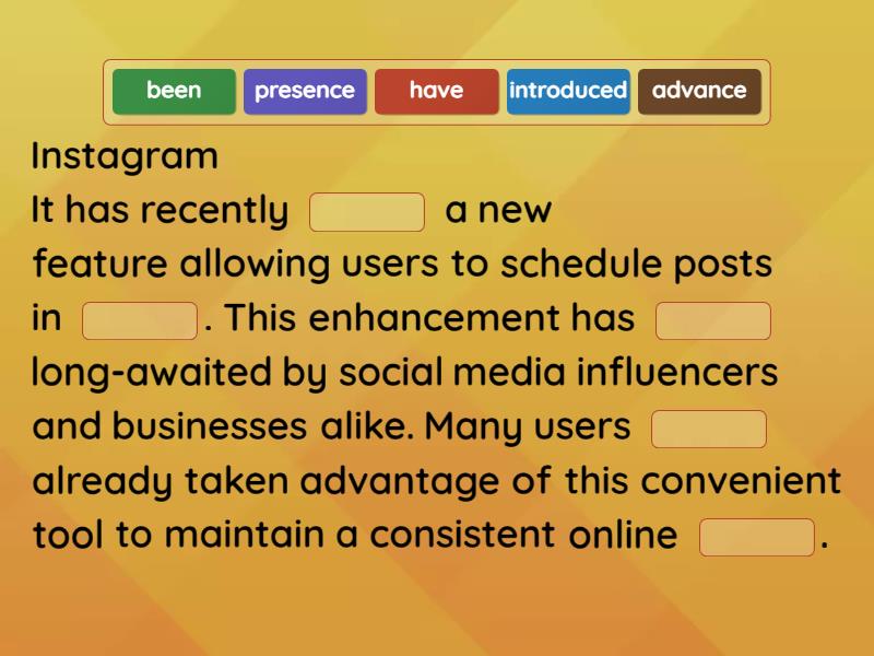 Present perfect - Complete the sentence