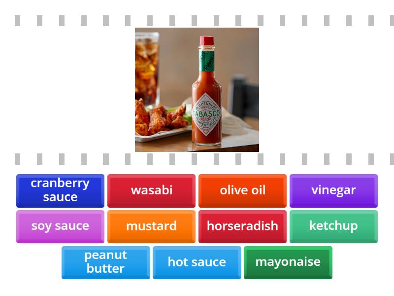 Condiments - Find the match