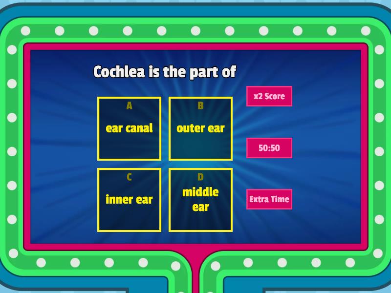 5K The Human Ear (11.11.20) - Gameshow quiz