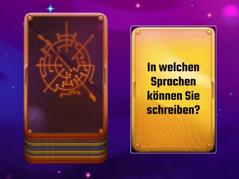 Sprachen - Zufällige Karten