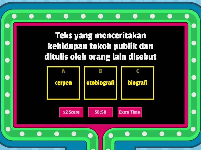 Teks Rekon - Gameshow quiz