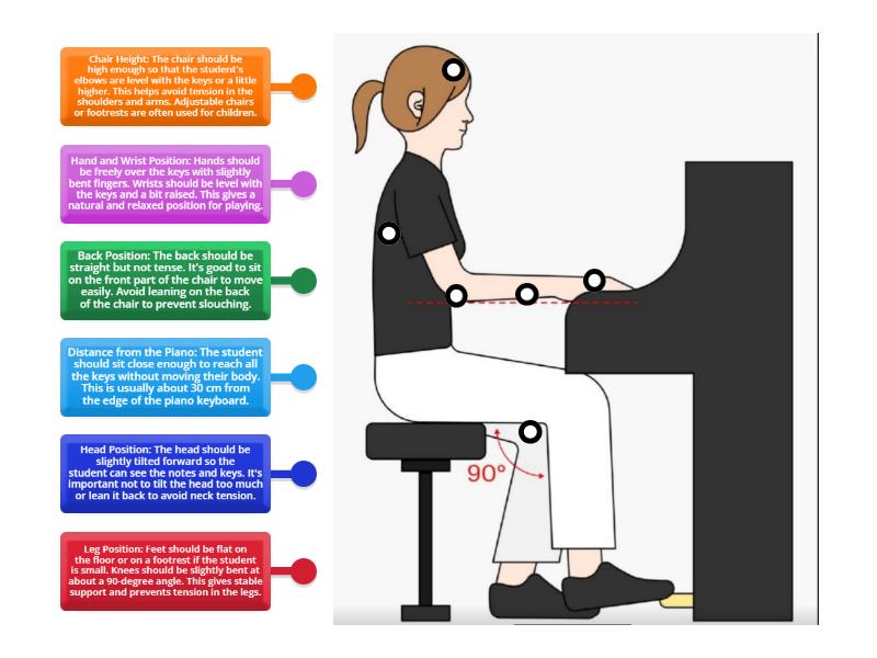 PIANO - Labelled diagram