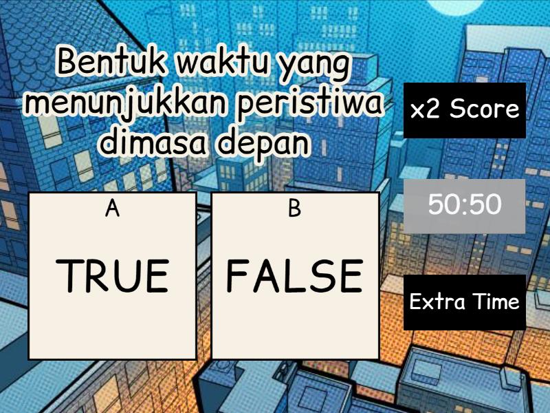 Benar atau Salah Simple Future Tense - Concurso de preguntas