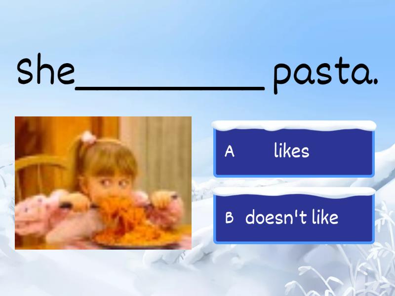 verb like .x (Simple) - Quiz