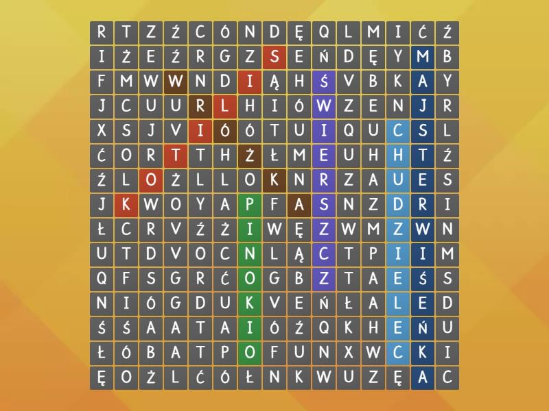pinokio kl 4 - Wordsearch