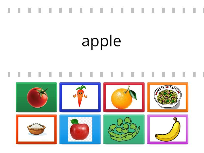 Do you like apples? - Find the match