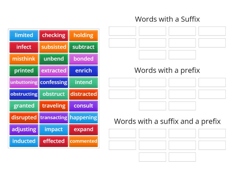Wilson 3.5 Prefix/Suffix Sort - Group sort