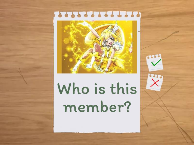Glitter Force Crew guessing! - Flash cards