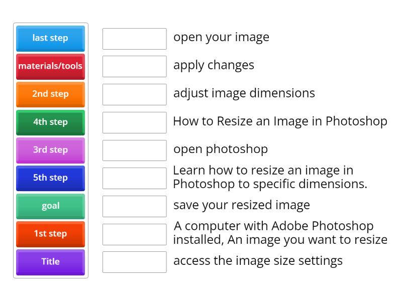 procedure text - Match up