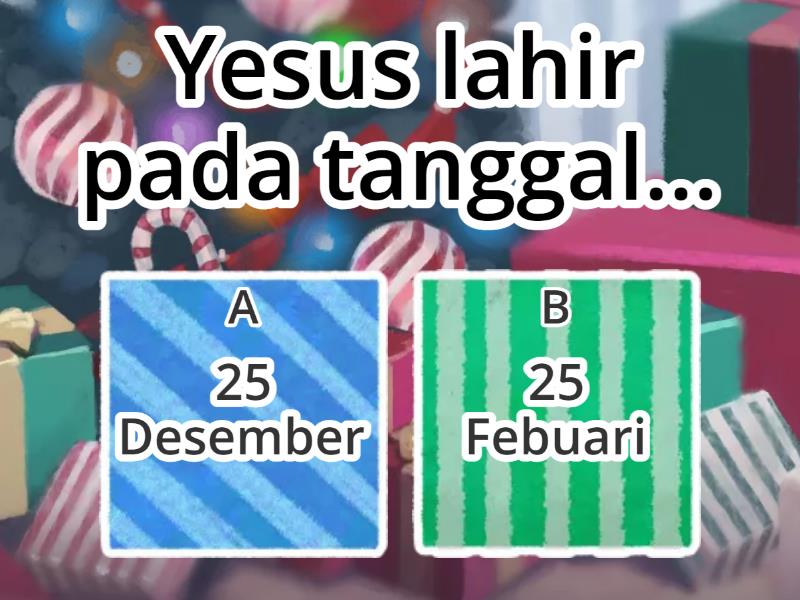 Cerita kelahiran Tuhan Yesus dan tiga orang Majus - ક્વિઝ
