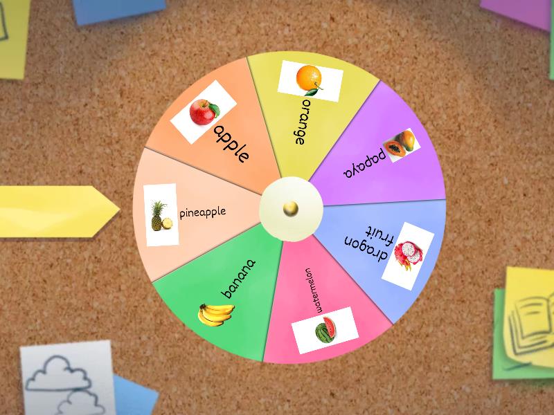 fruits - Random wheel