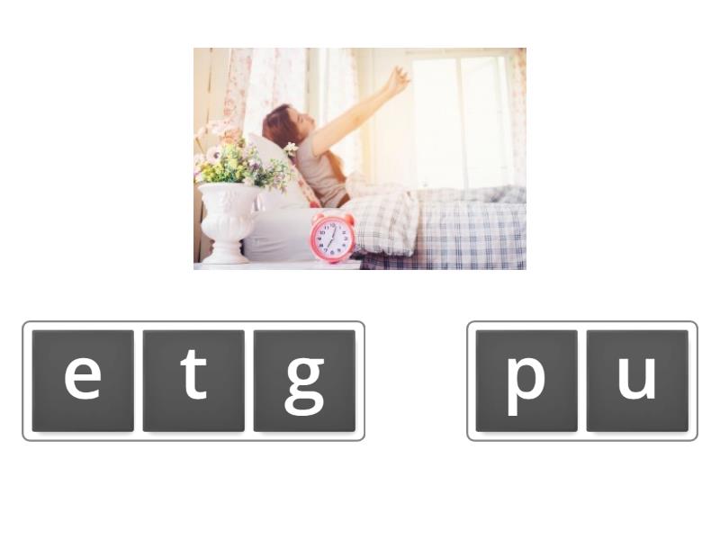 daily routine - Anagrama