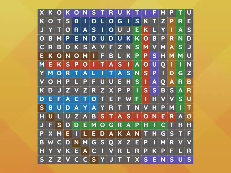 Baris 2(S3) - Wordsearch