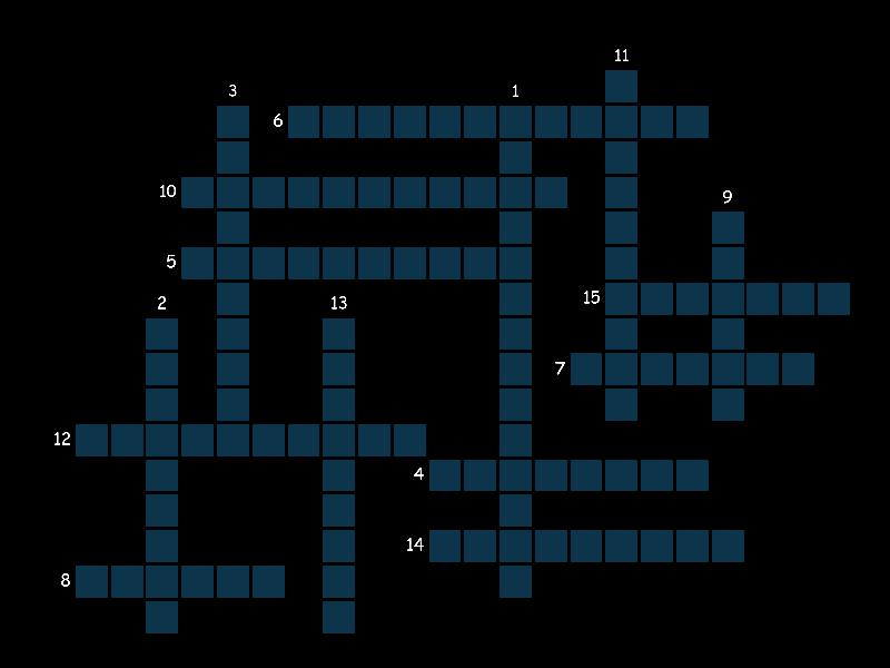 il cinema - Crossword
